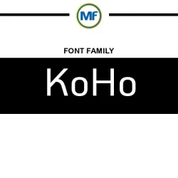 KoHo Bold Font: Free Download | MaisFontes