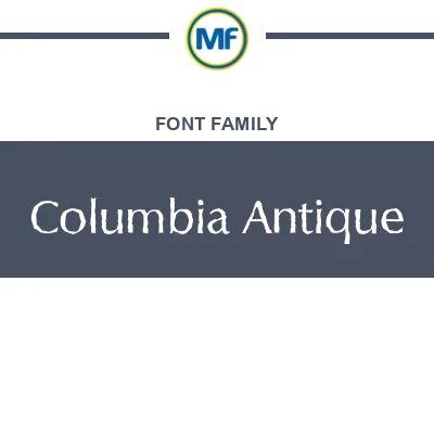 Download Columbia Antique Fonts | MaisFontes