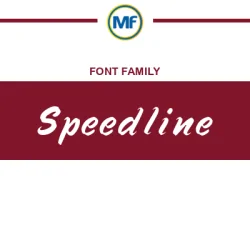 Speedline MF: Free Font Download | MaisFontes