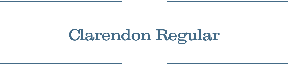 Clarendon Regular Font: Free Download | MaisFontes
