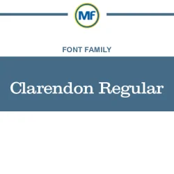 Clarendon Regular Font: Free Download | MaisFontes