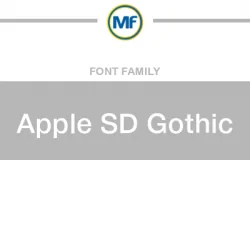 Apple SD Gothic Neo Regular Font: Free Download | MaisFontes