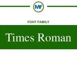 Times Roman Font: Free Download | MaisFontes