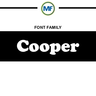 Download Cooper Fonts | MaisFontes