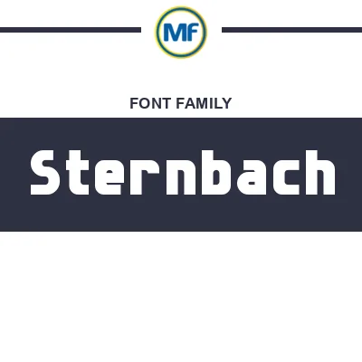 Sternbach Font Family: Free Download | MaisFontes