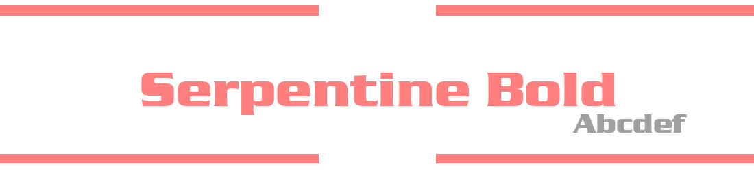 Serpentine Bold Italic: Download Free Font | MaisFontes