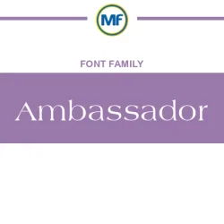 Ambassador Bold: Free Font Download | MaisFontes
