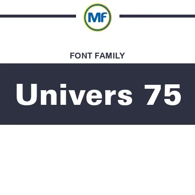 Download Univers 75 Fonts | MaisFontes