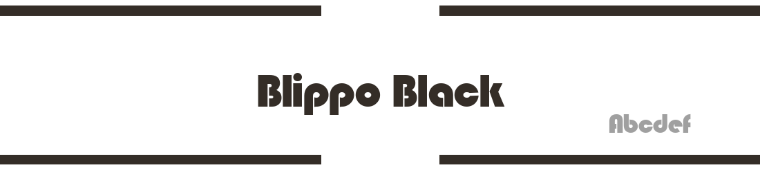 Blippo Black Font: Free Download | MaisFontes