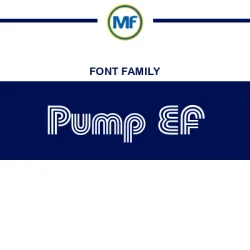 Pump EF Triline: Free Font Download | MaisFontes