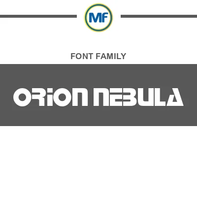 Orion Nebula Font Family: Download Free | MaisFontes