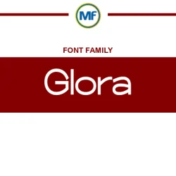 Glora Black Font: Free Download | MaisFontes