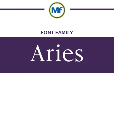 Download Aries Fonts | MaisFontes