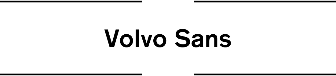 Download Volvo Sans Fonts | MaisFontes