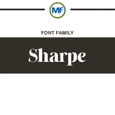 Download Sharpe Fonts | MaisFontes