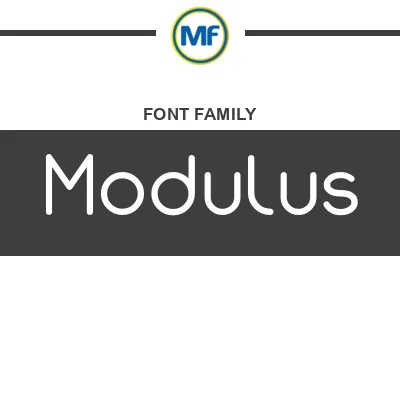 Download Modulus Fonts | MaisFontes