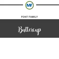 Buttercup Sample: Free Font Download | MaisFontes