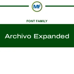 Archivo Expanded Bold: Download Free Font | MaisFontes