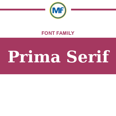 Prima Serif Font Family: Download Free | MaisFontes