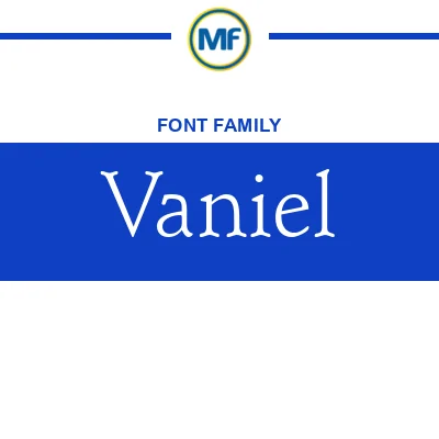 Download Vaniel Fonts | MaisFontes