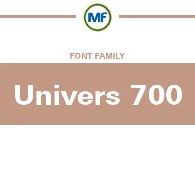 Download Linotype Univers 700 Fonts | MaisFontes