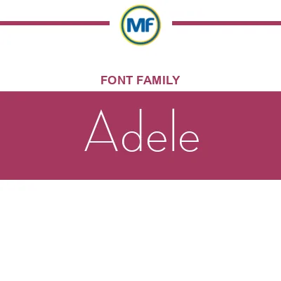 Adele Font Family: Download Free | MaisFontes