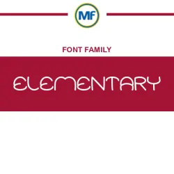 Elementary Bold: Free Font Download | MaisFontes