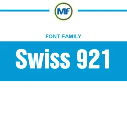 Swiss 921 BT: Free Font Download | MaisFontes