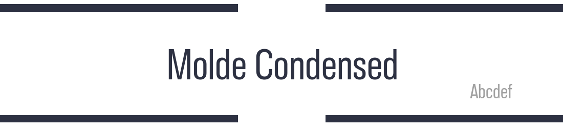 Molde Condensed Semibold Font: Free Download | MaisFontes