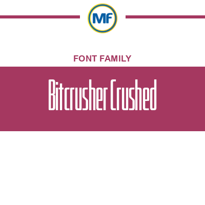 Download Bitcrusher Crushed Fonts | MaisFontes