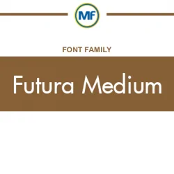 Futura Medium: Download Free Font | MaisFontes