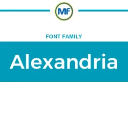 Alexandria Medium Font: Free Download | MaisFontes
