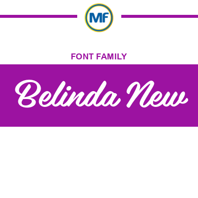 Belinda New Font Family: Download Free | MaisFontes