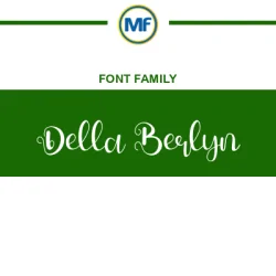 Della Berlyn Font: Free Download | MaisFontes