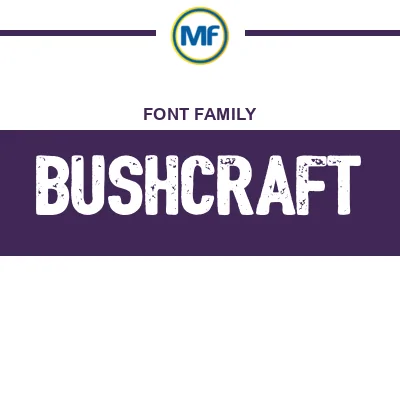 Download Bushcraft One & Distress Fonts | MaisFontes