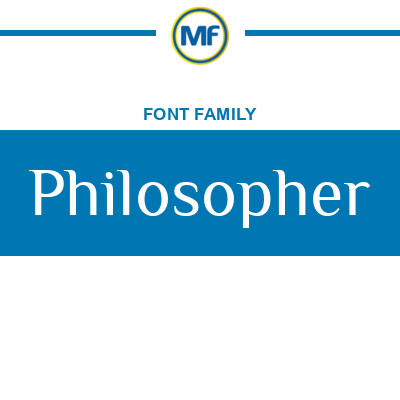 Download Philosopher Fonts (Google Fonts) | MaisFontes