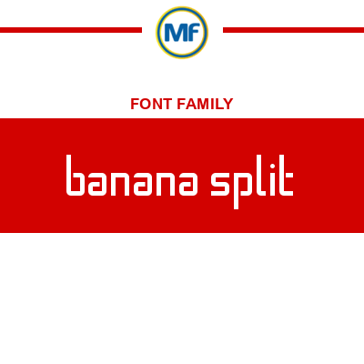 Download Banana Split Fonts | MaisFontes