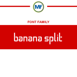 Banana Split: Free Font Download | MaisFontes