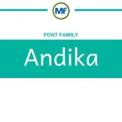 Andika Font: Free Download | MaisFontes