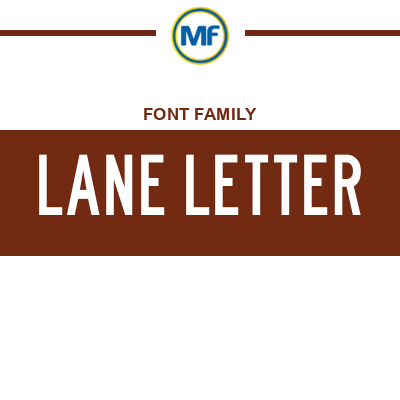Download Lane Letter Fonts | MaisFontes