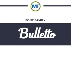 Bulletto Regular: Free Font Download | MaisFontes