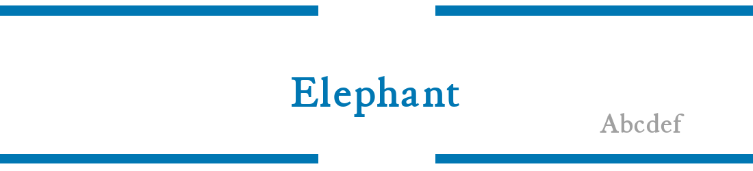 Elephant Italic: Free Font Download | MaisFontes