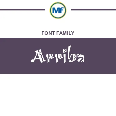 Download Arriba Fonts | MaisFontes