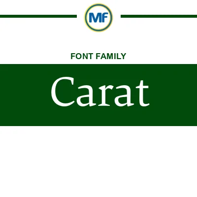 Download Carat Fonts | MaisFontes