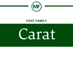 Carat Bold Font: Free Download | MaisFontes
