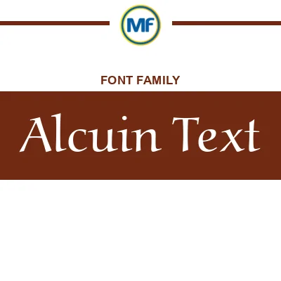 Download Alcuin Text Fonts | MaisFontes