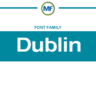 Download Dublin Fonts | MaisFontes