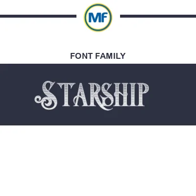 Download Starship Fonts | MaisFontes