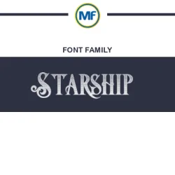 Starship Regular: Free Font Download | MaisFontes