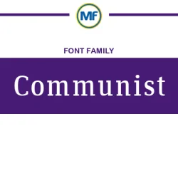 Communist Sans Bold: Free Font Download | MaisFontes